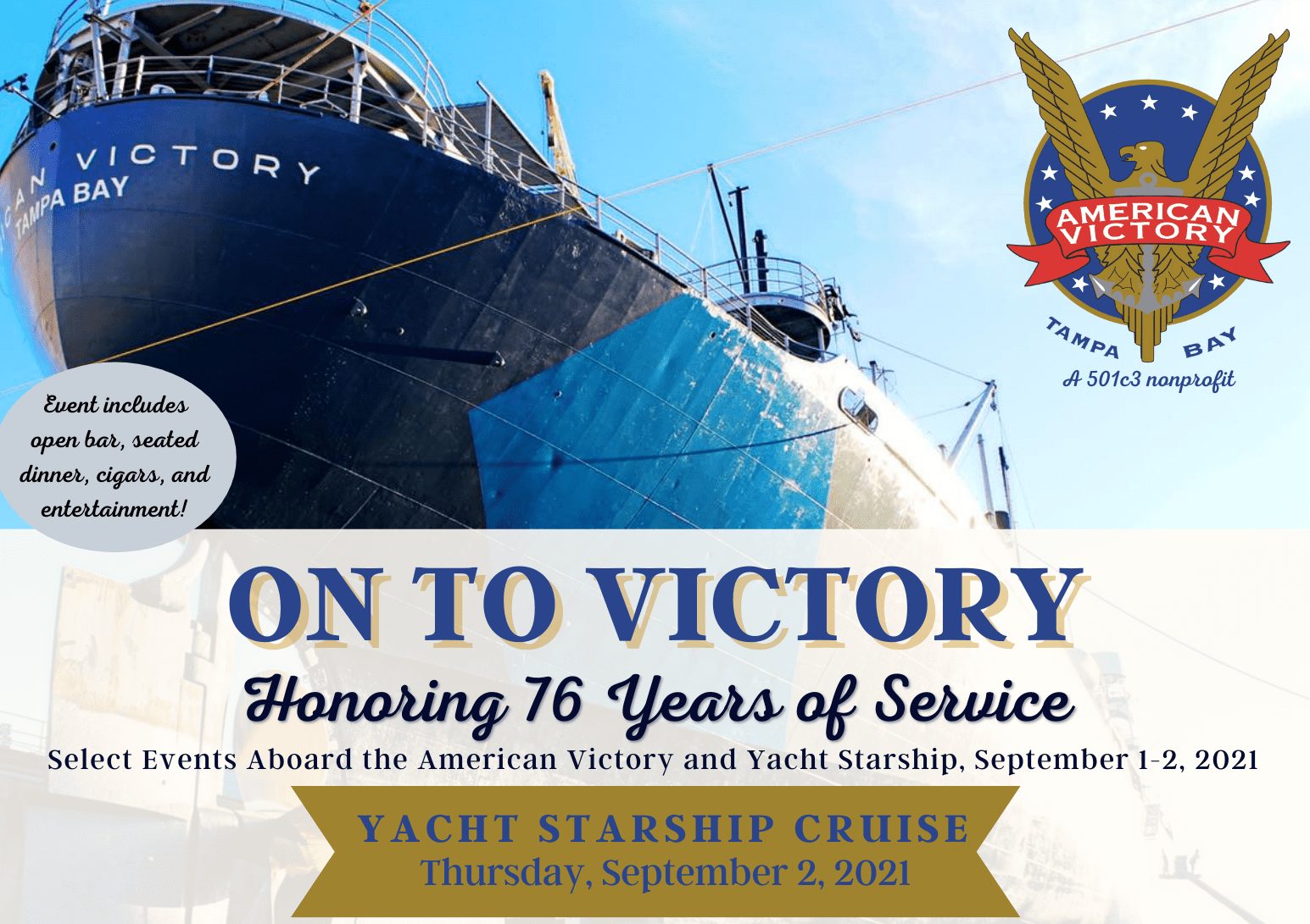 Events | American Victory Ship | Tampa, FL